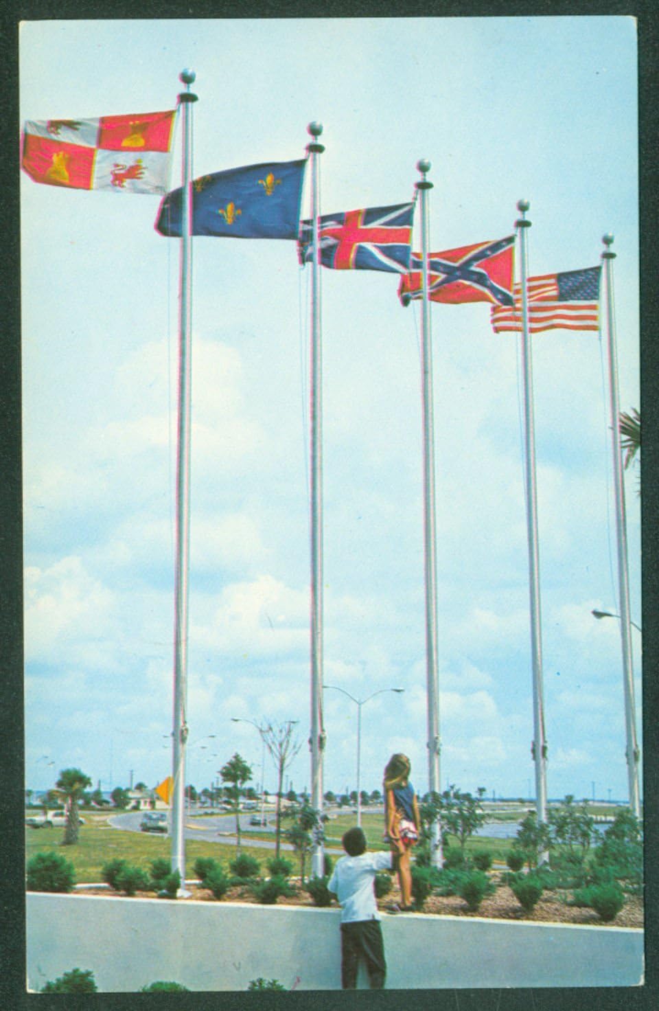 Amazon.com: Five Flags PENSACOLA HISTORY American Dixie British Flag ...