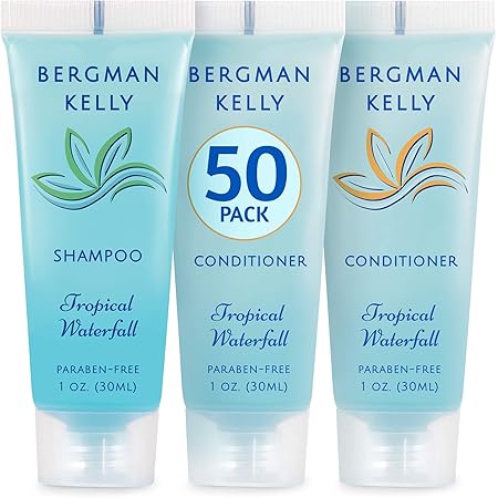 Amazon.com: BERGMAN KELLY Travel Size Shampoo & Conditioner 2 in 1 (1 ...