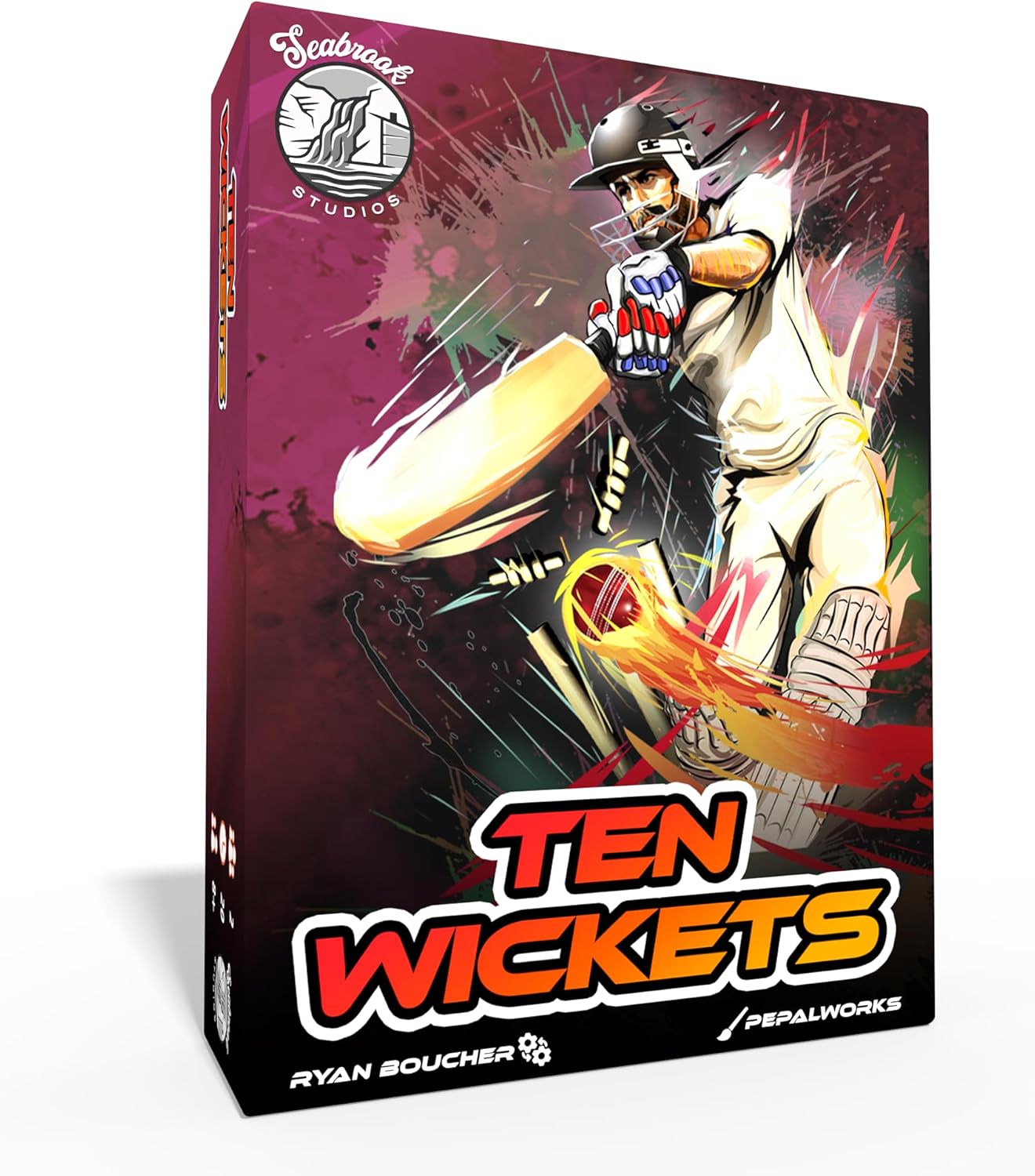 Amazon.com: Seabrook Studios: Ten Wickets - The Cricket Themed Card ...