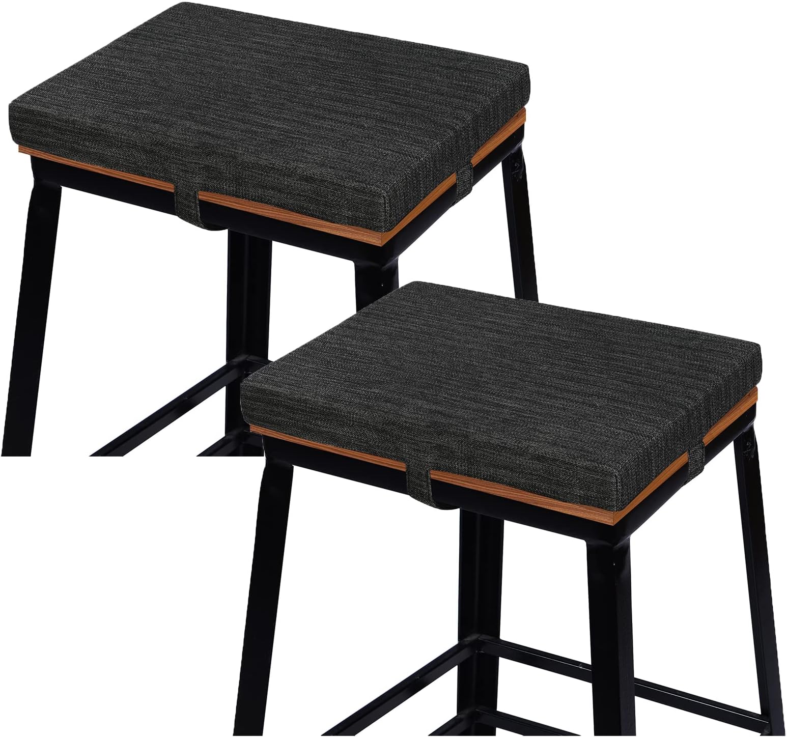 Amazon.com: TINTON LIFE Padded Rectangle Bar Stool Cover Cushion with ...