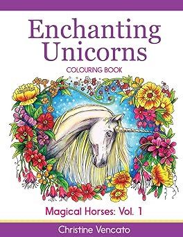 Amazon.com: Enchanting Unicorns Colouring Book (Magical Horses ...