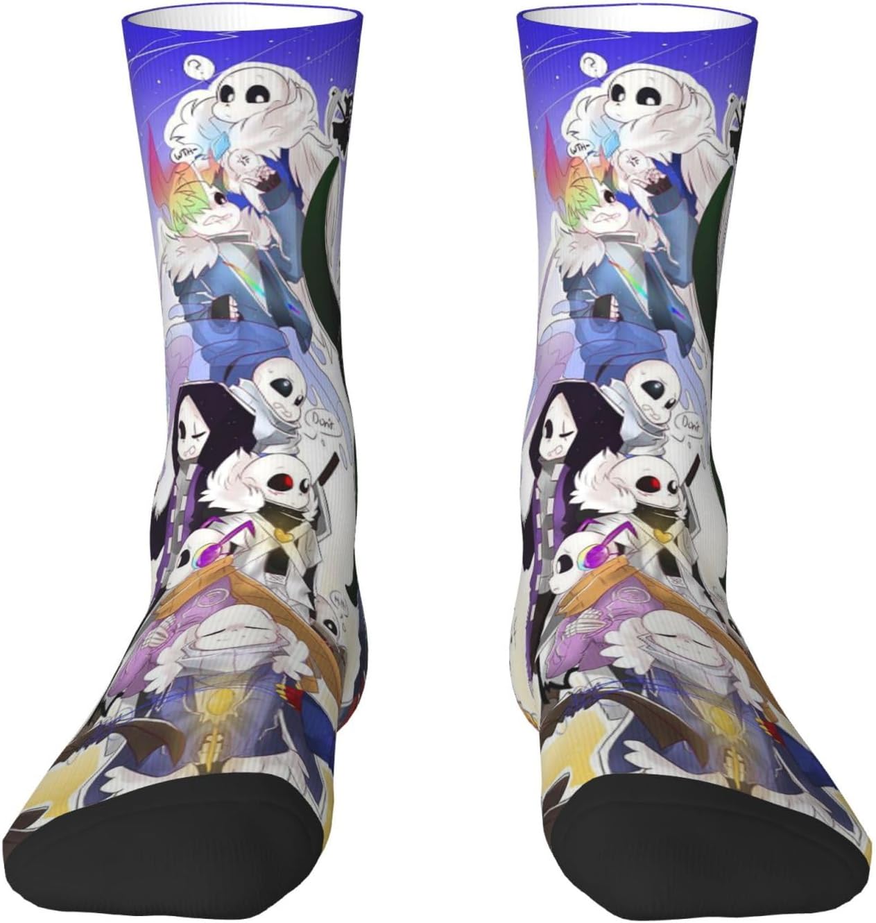 Amazon.com: BNALAO Sans Cartoon Undertale Anime Socks Casual Crew Socks ...