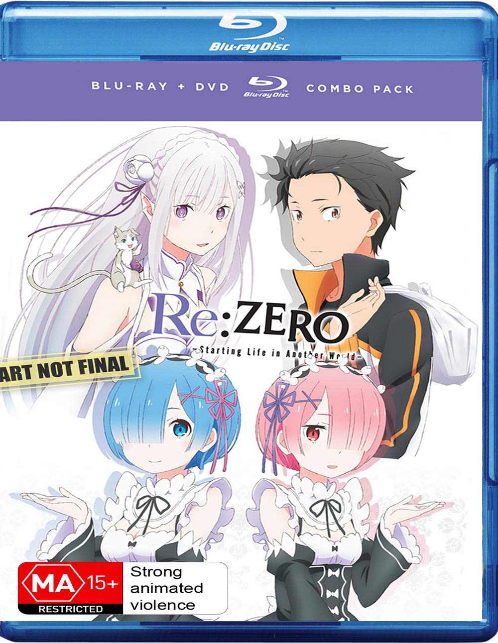 Amazon.com: Re:Zero Starting Life in Another World: Season 1 Part 1 Blu ...
