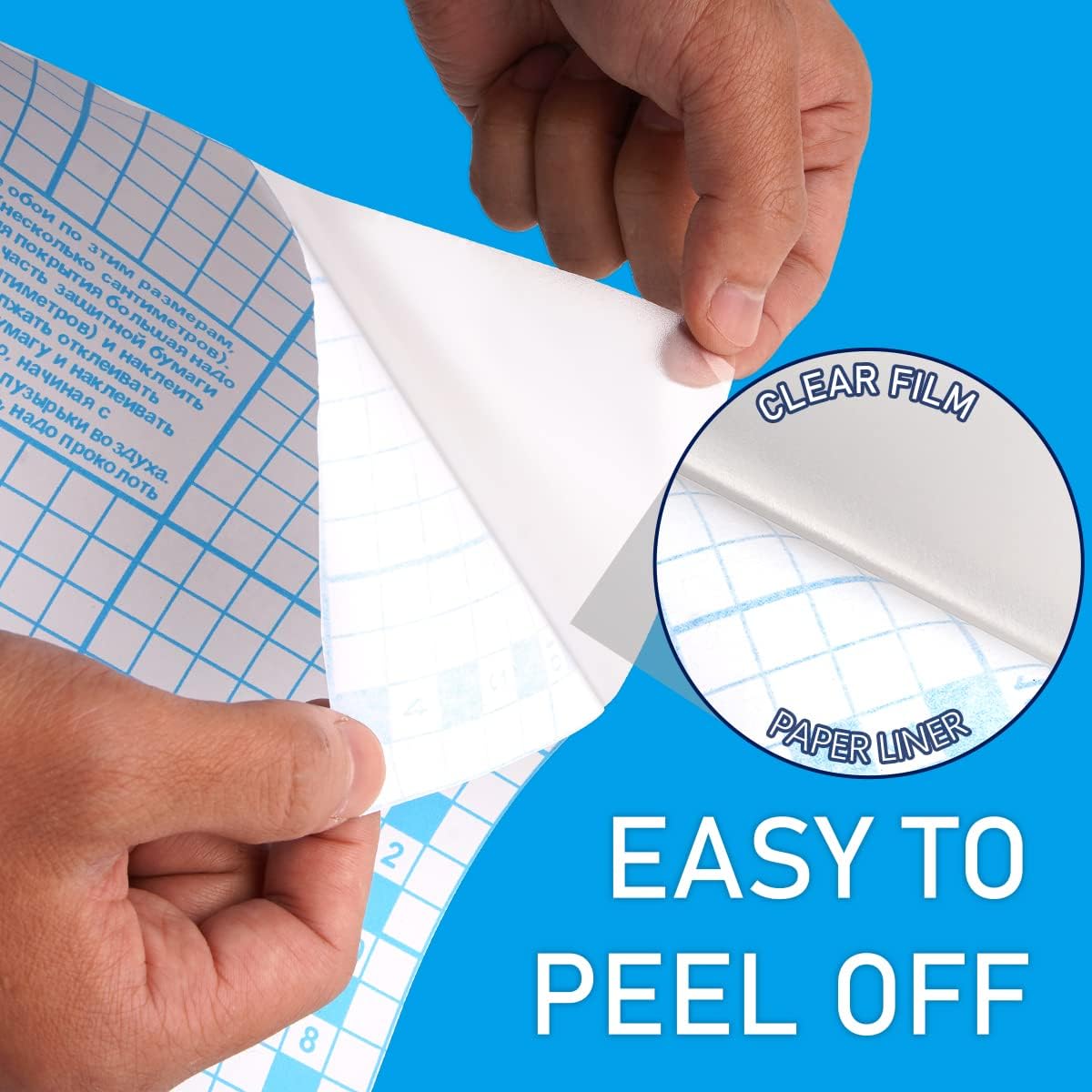 Rollo de papel de contacto transparente para libros, protector de papel ...