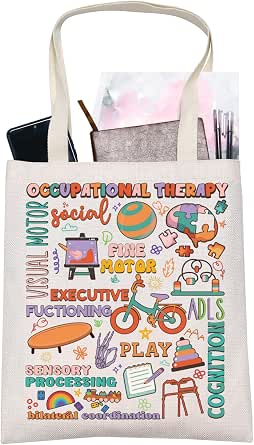 Amazon.com: LEVLO Occupational Therapy Tote Bag Occupational Therapy ...