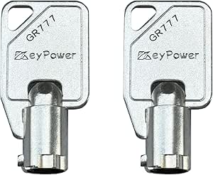 KeyPower Keys (2) GR777 Tubular Key for Whirlpool Greenwald Commercial ...