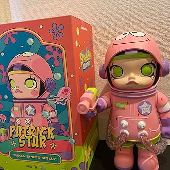 Amazon.co.jp: POPMART 400% SPACE MOLLY Patrick Star Exclusive ...