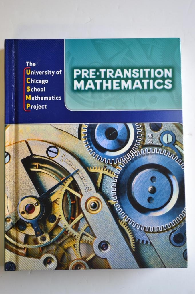 Amazon.com: Pre-Transition Mathematics (University of Chicago School ...