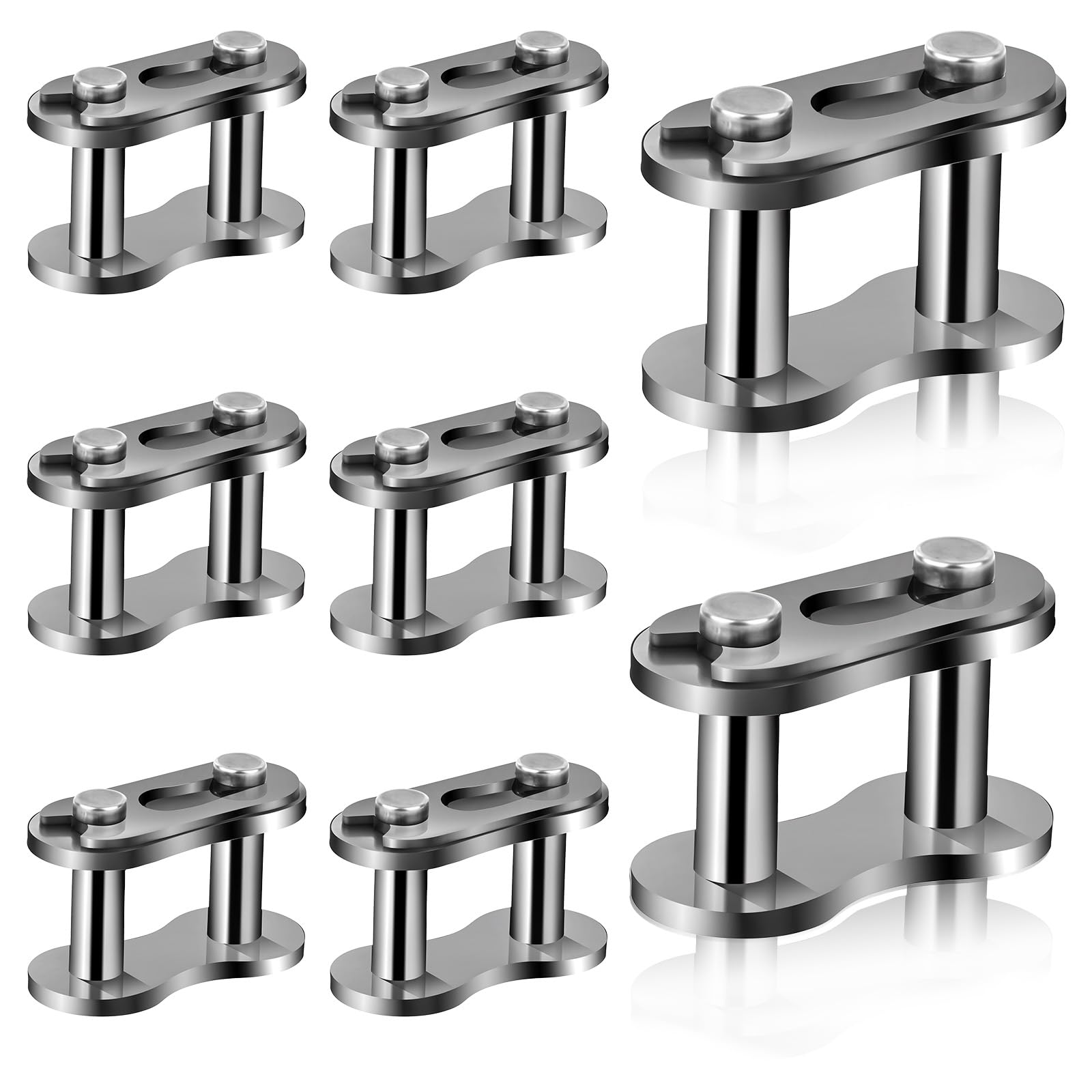 Amazon.com: 8 Pcs #40 Chain Master Links Roller Bike Bicycle Chain Link ...