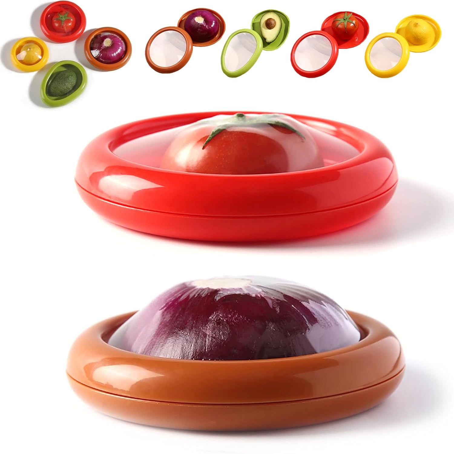 Amazon.com: Silicone Fruit Storage Box, Fruit And Vegetable Anti ...