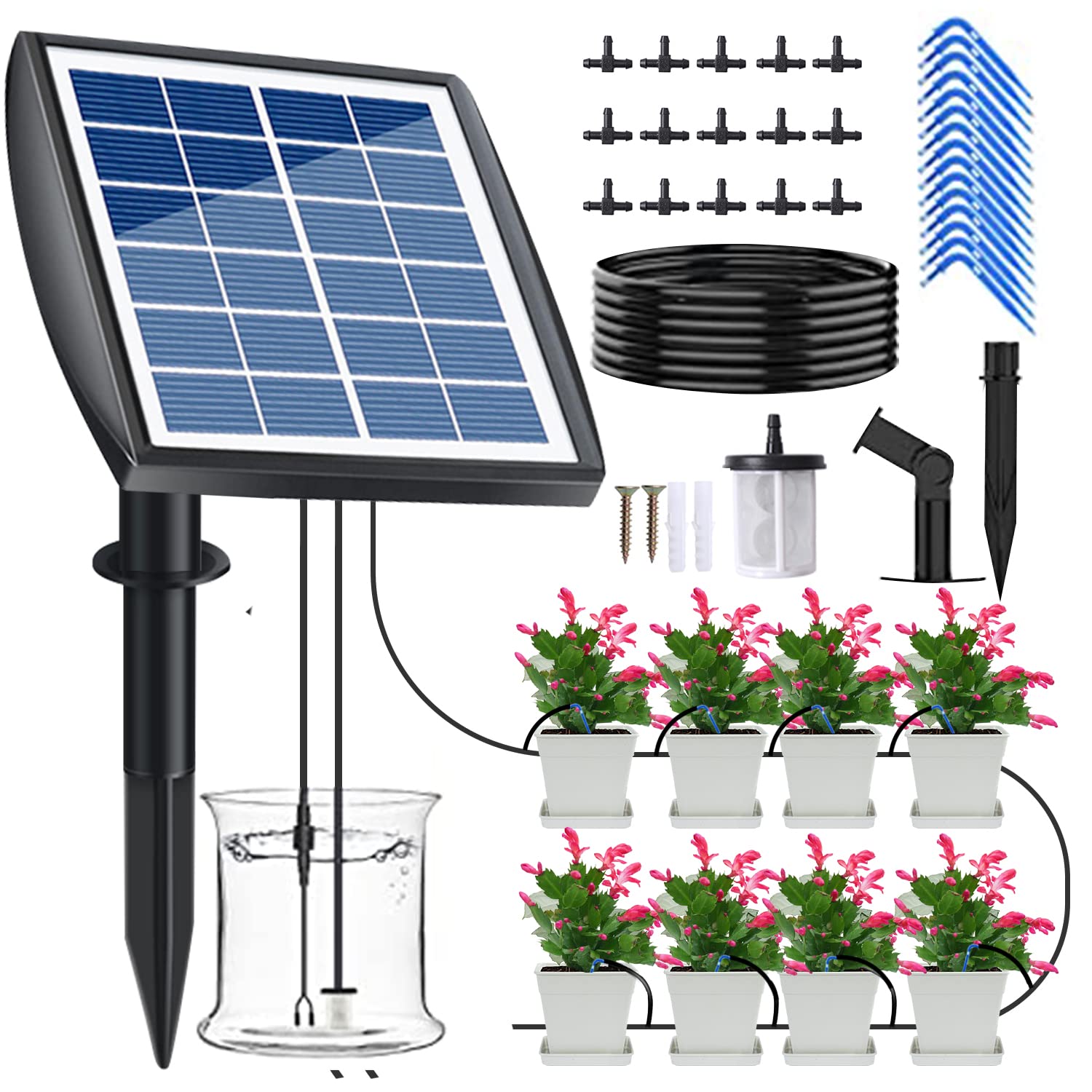Amazon.com : Automatic Drip Irrigation Kit, 6Timing Modes Plant ...