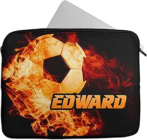 Personalised Any Name Football Design Laptop Case Sleeve Tablet Bag ...