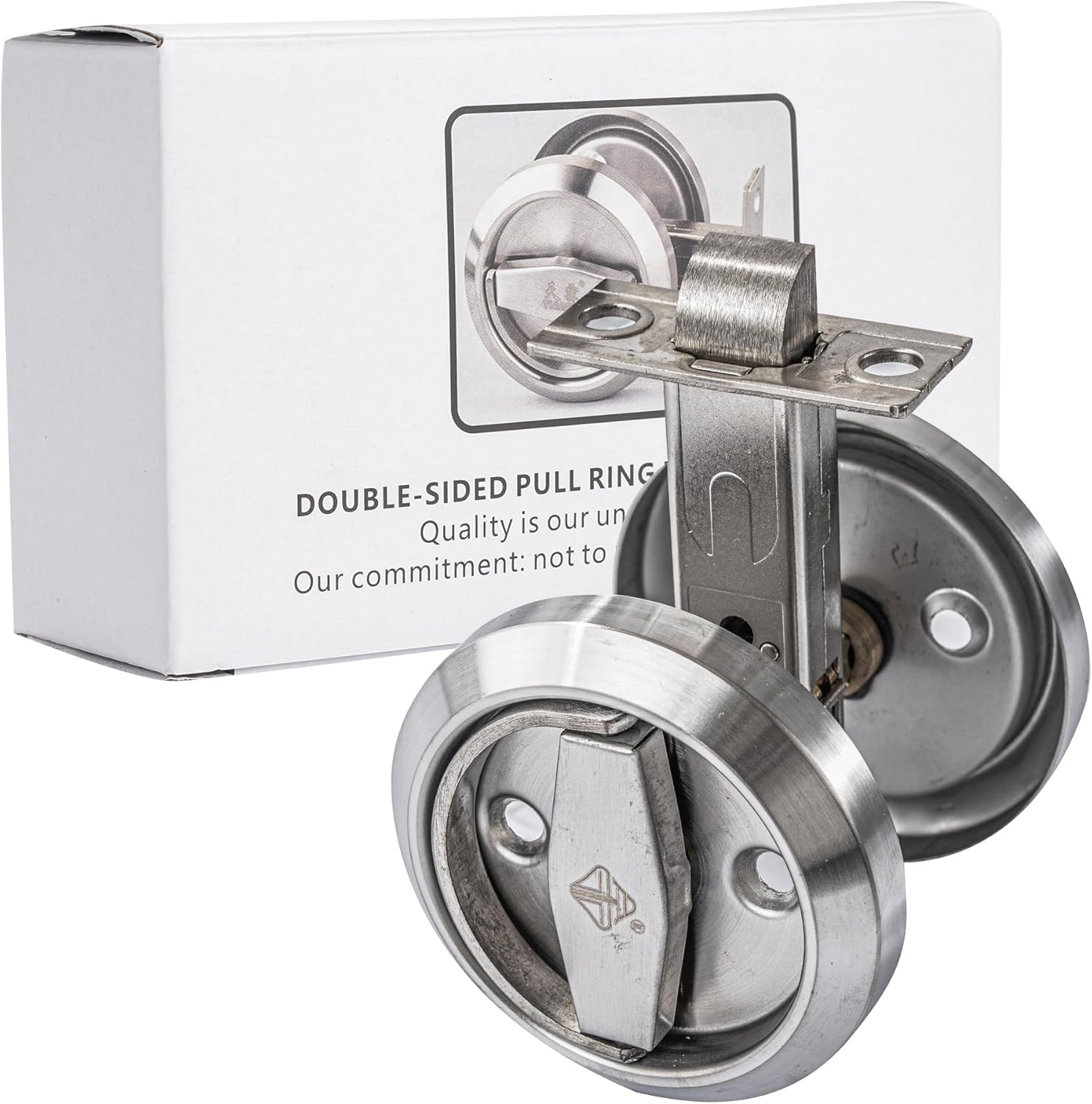 Round Recessed Door Lock, 304 Stainless Steel Hidden Recessed Cup Door ...