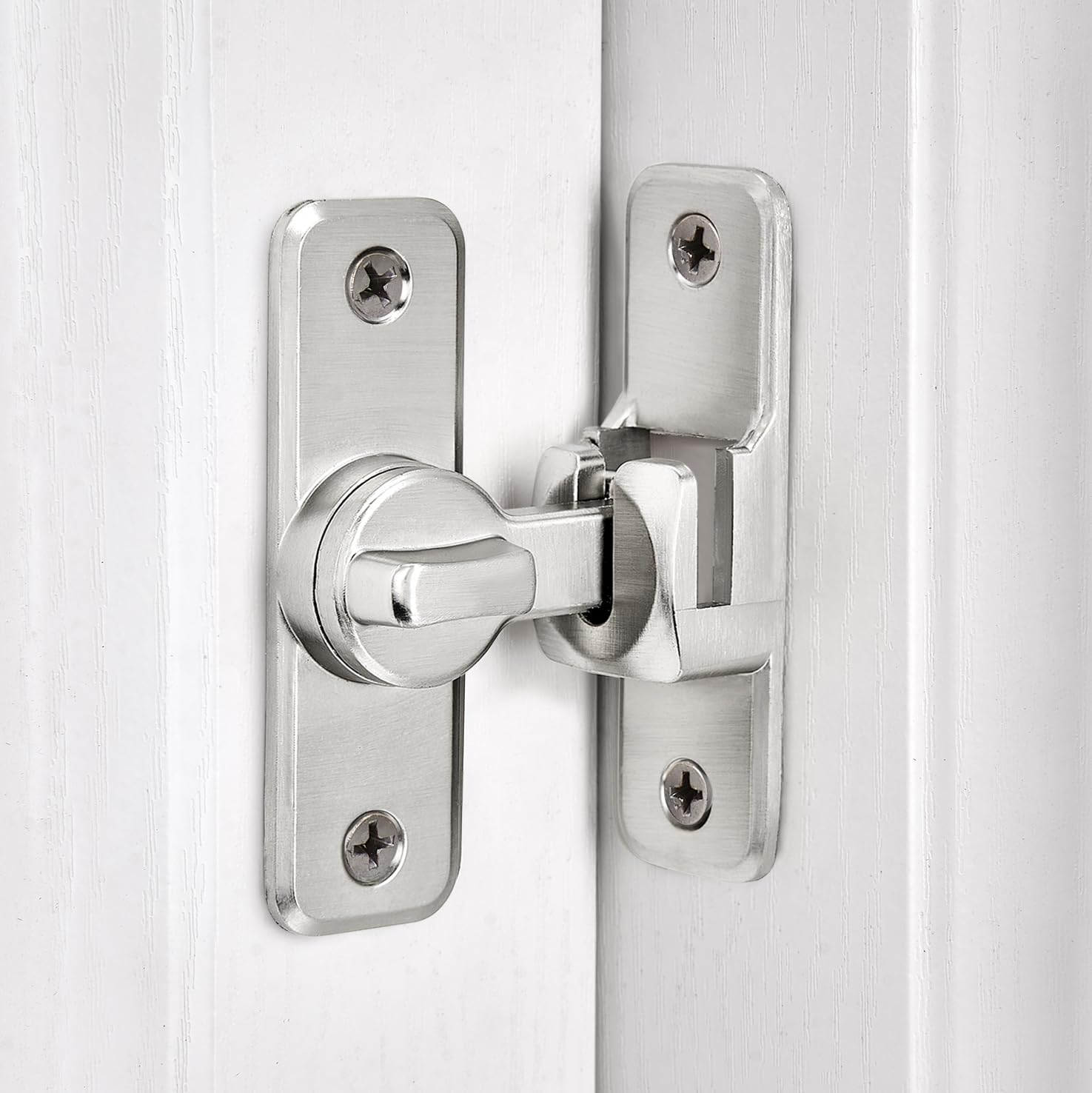 Snapklik.com : INIRET Silvery Enhanced Security Flip Latch Lock - Heavy ...