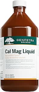 Genestra Brands - Cal Mag Liquid - Calcium-Magnesium Supplement - 450 ...