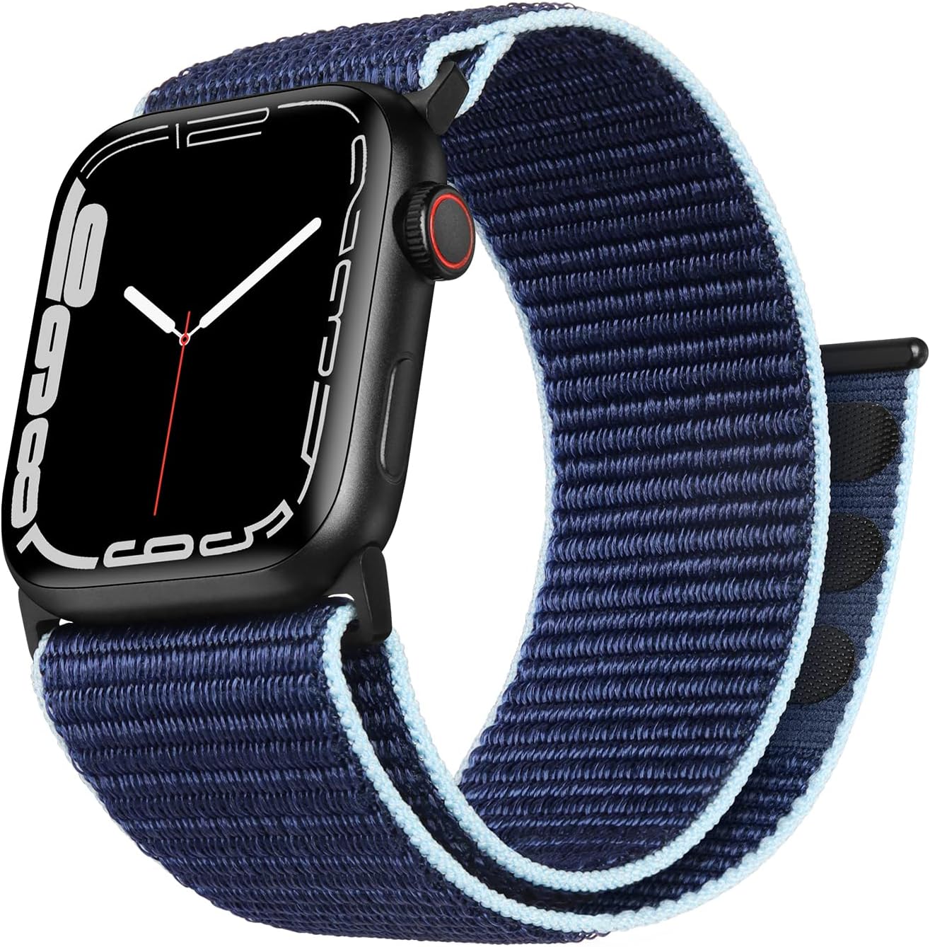 Amazon.com: Ultra Wide Nylon Fabric Watch Band Compatible with Apple ...