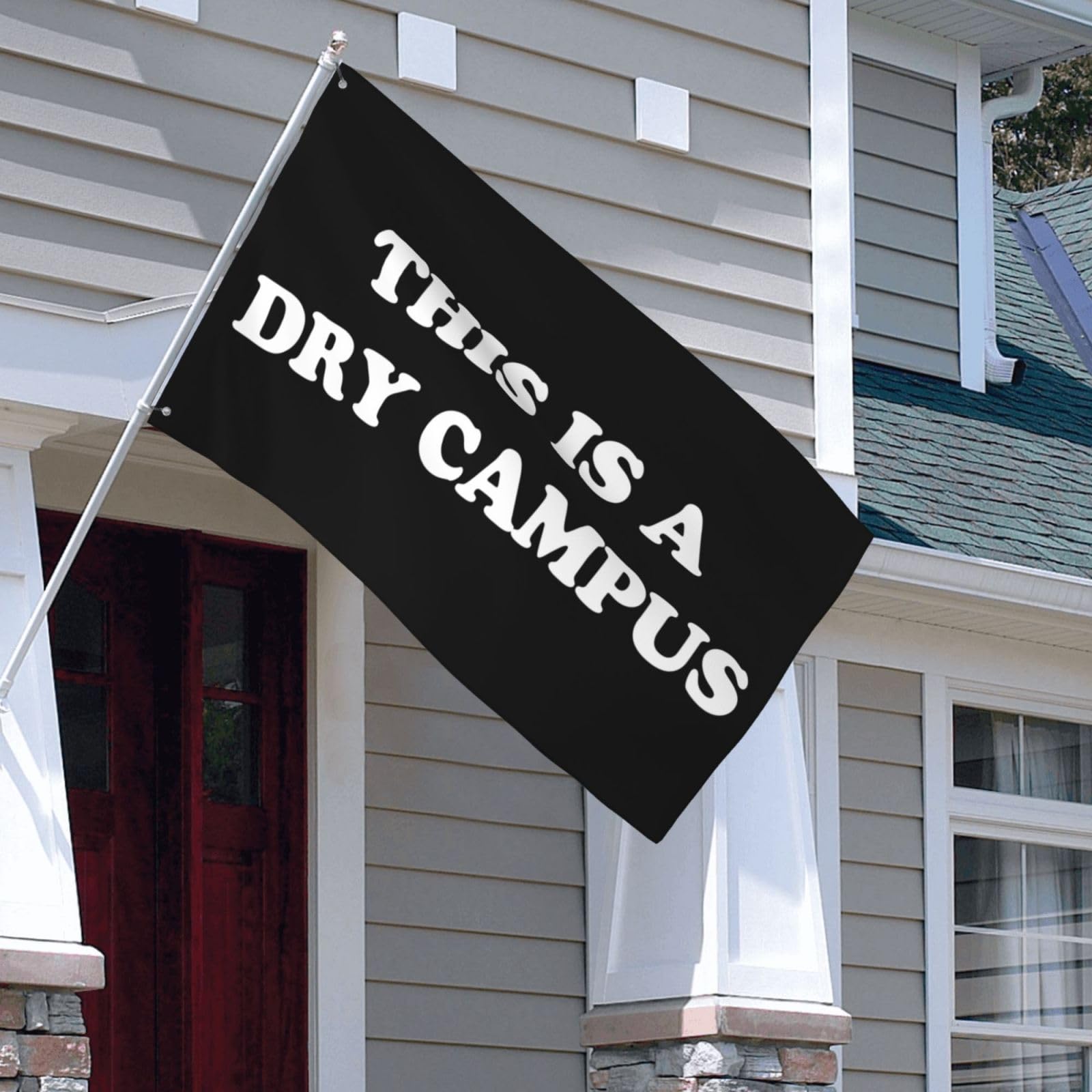 Snapklik.com : This Is A Dry Campus Flag 3x5 Ft Motivational Flag ...