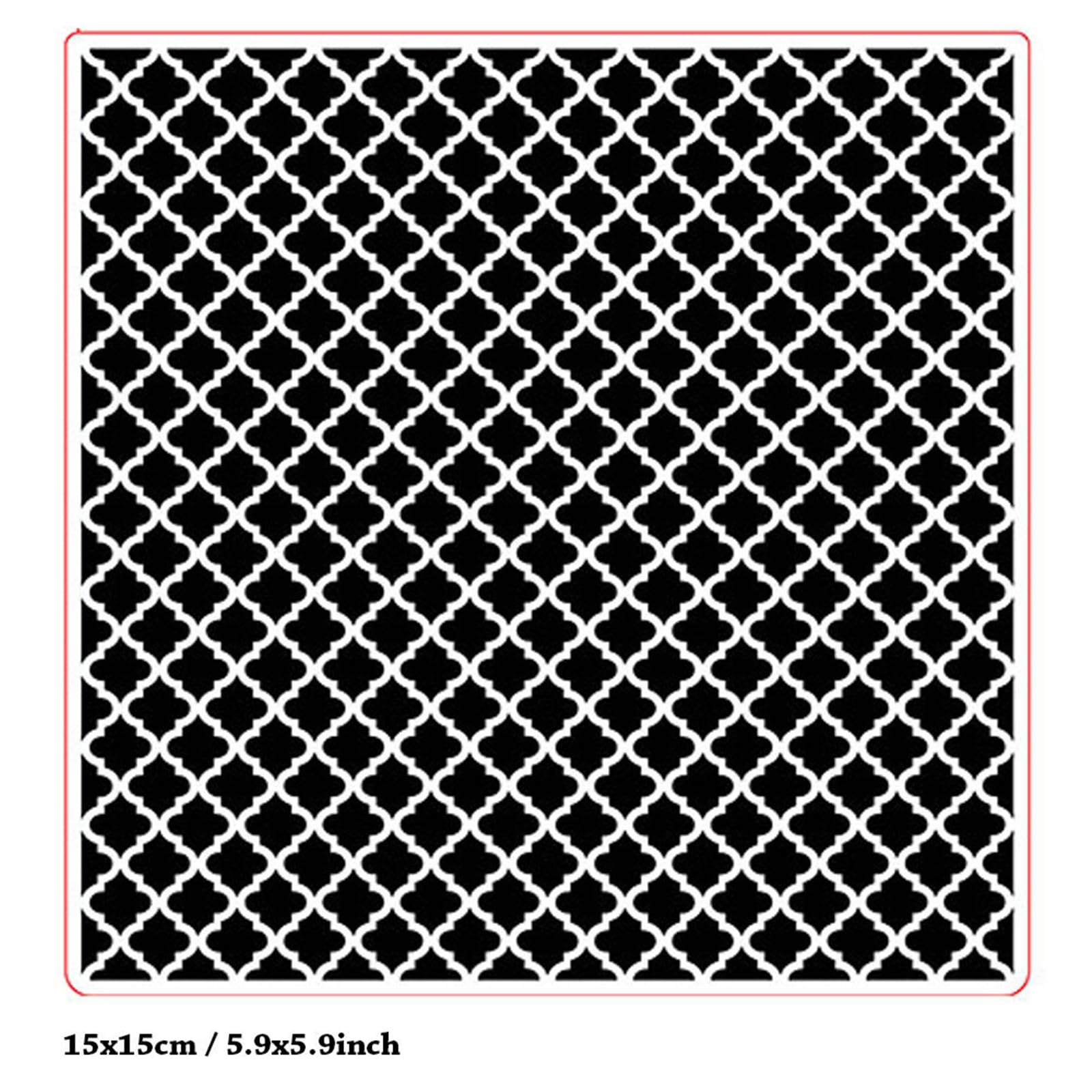 Embossing Folder 5x7 Uteruik Embossing Folder Stencil Template ...