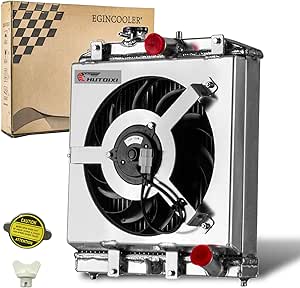 Amazon.com: Full Aluminum Radiator for Honda Civic,Hutoixi 3 Row ...