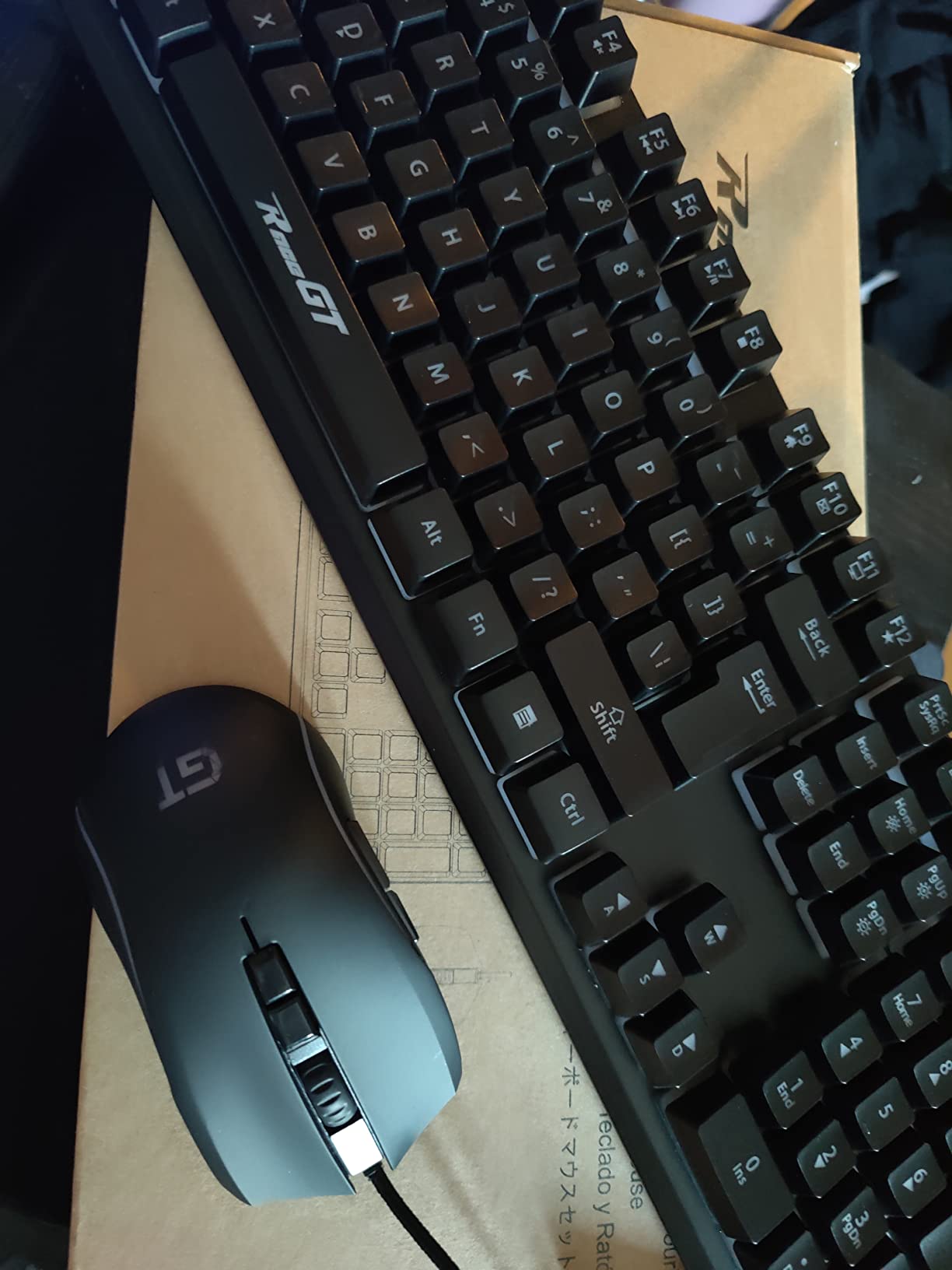$6/mo - Finance Gaming Keyboard and Mouse,RaceGT USB Backlit 104 Keys ...