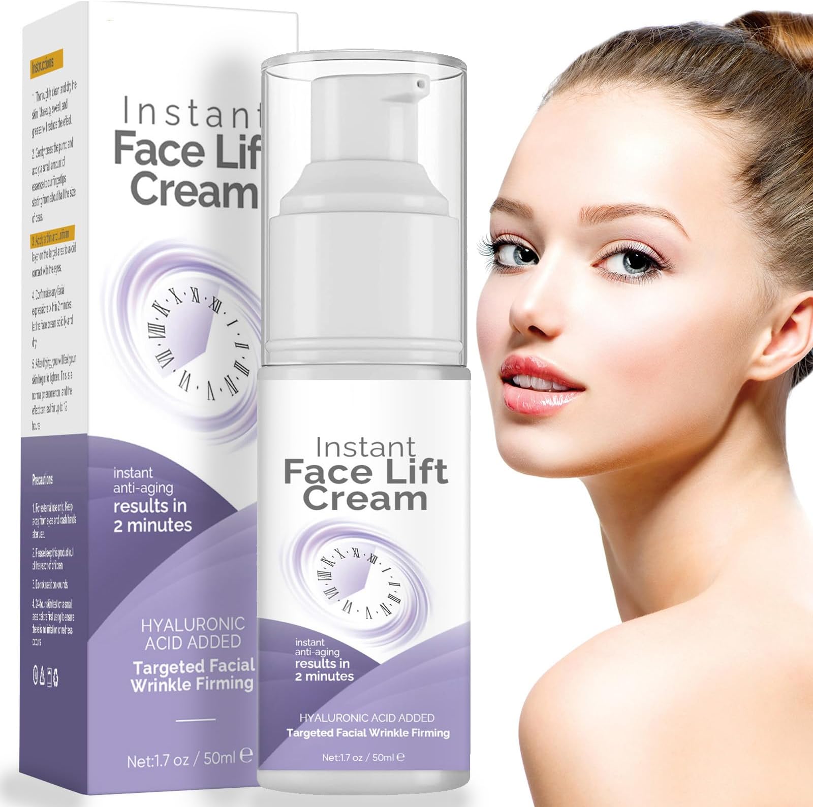 Amazon.com: ITECFREELY Instant Face Lift Cream, Natural Effective Wrinkle Cream for Face to Lift ...