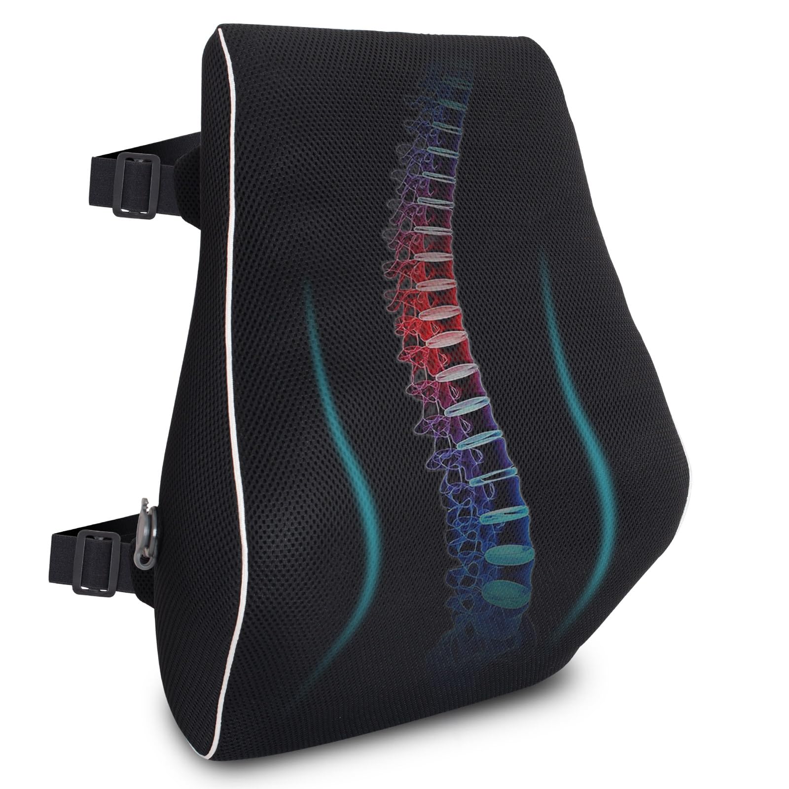 Amazon.com: Keemall Lumbar Pillow Back Cushion Inflatable - Lumbar ...