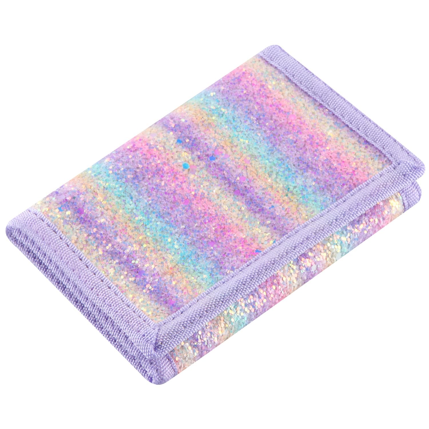 Amazon.com: Lamiza 1 Pcs Glitter Pink + 1 Pcs Glitter Purple Girls ...