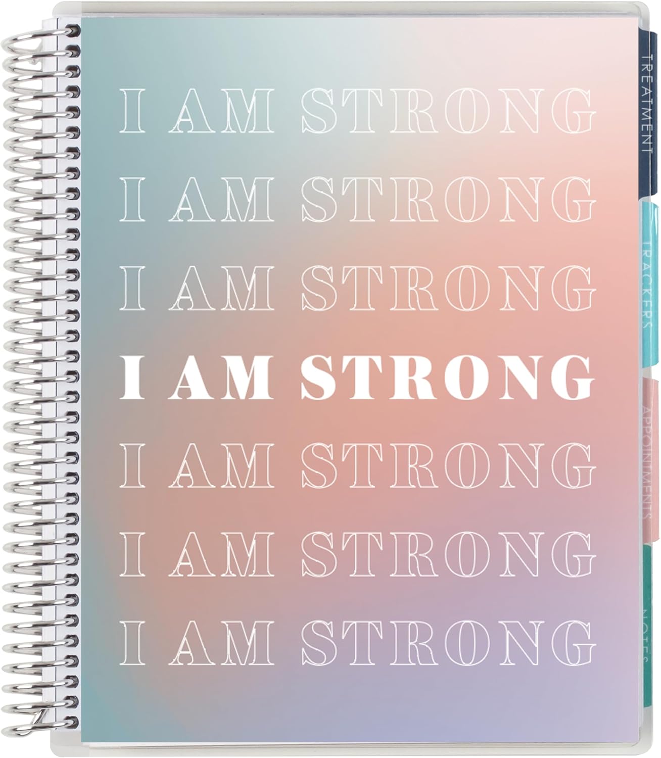 Amazon.com : Erin Condren 7" x 9" Spiral Coiled Notebook - I Am Strong ...