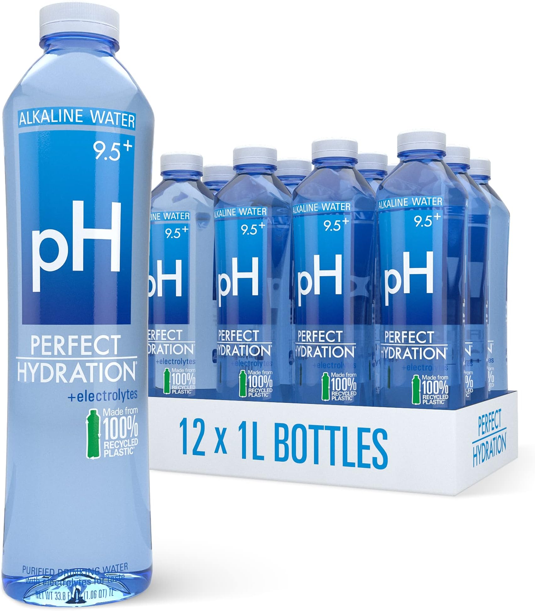 Amazon.com: Perfect Hydration 9.5+ pH Alkaline Drinking Water | 100% ...
