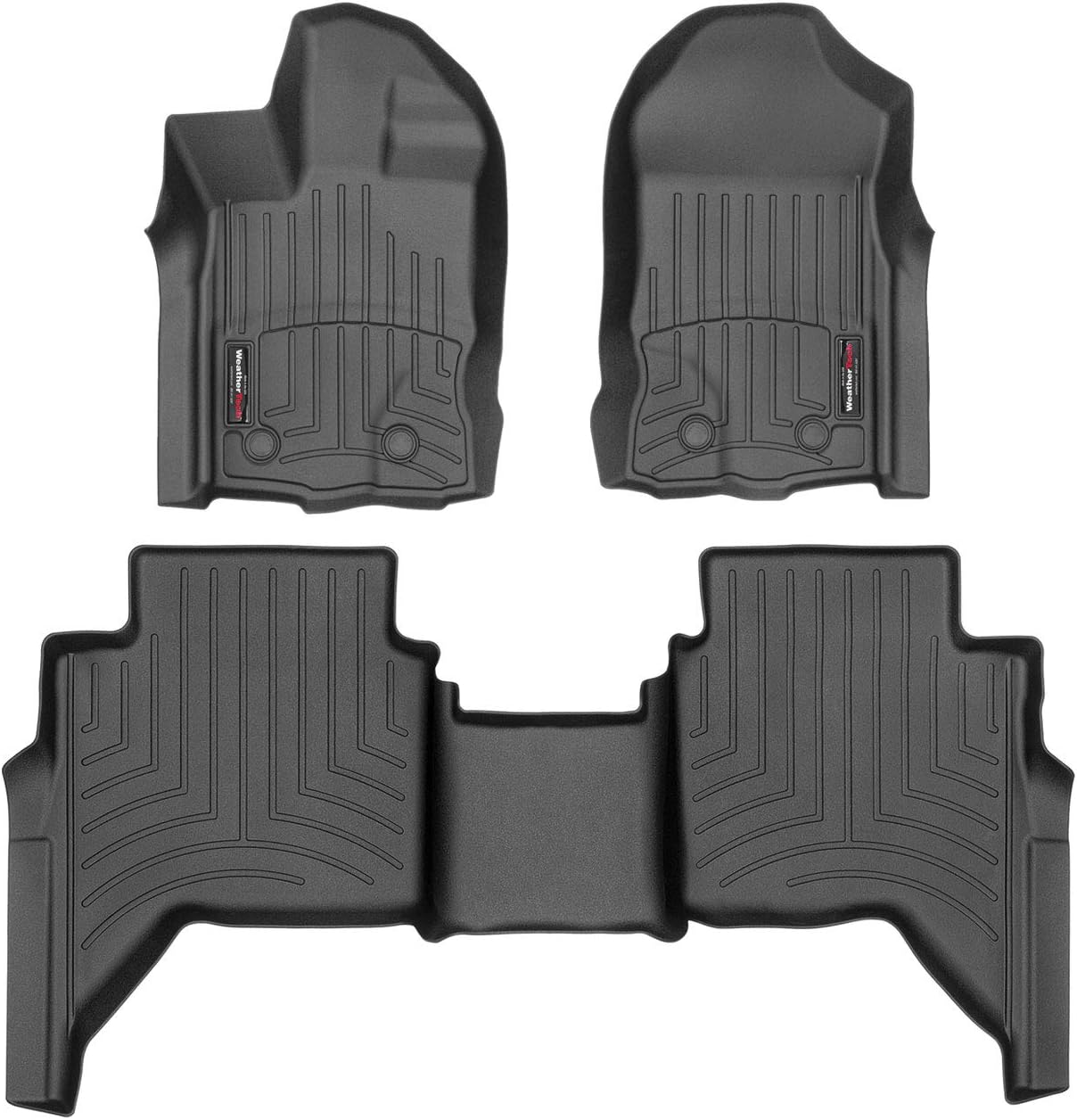 Amazon.com: WeatherTech Custom Fit FloorLiner for Ford Ranger SuperCrew ...