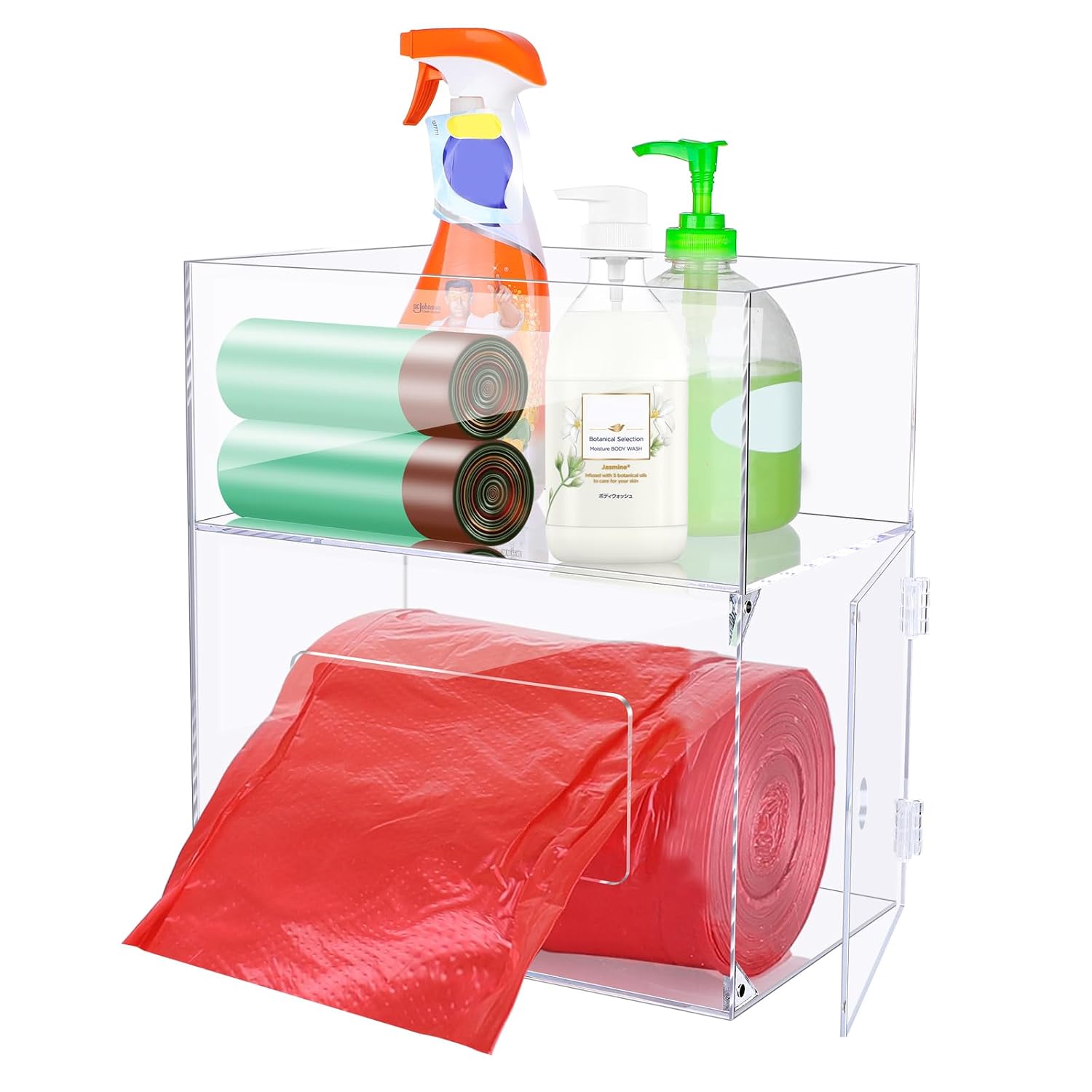 Amazon.com - mwellewm Trash Bag Dispenser 2 in 1 Extra Large Acrylic ...
