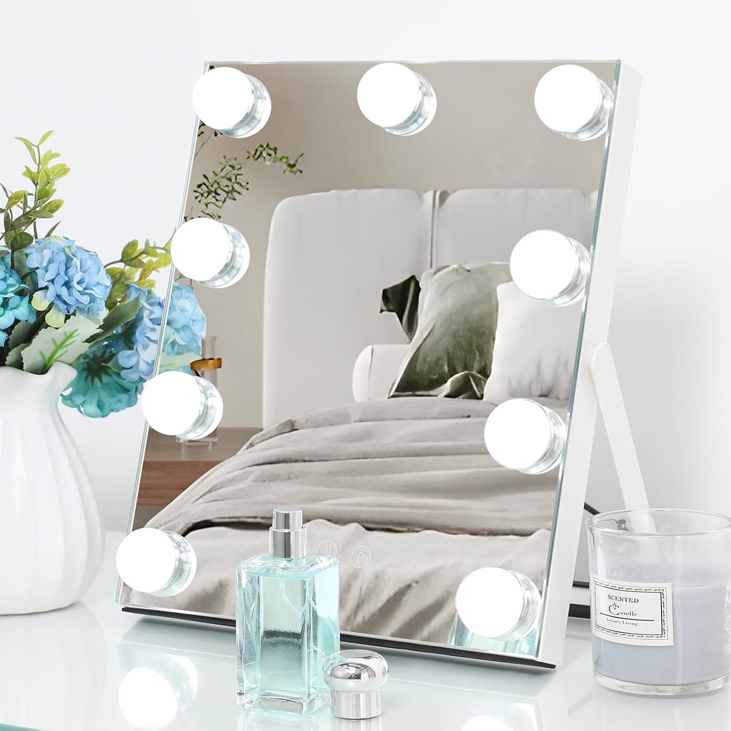 Amazon.com - HOMPEN Vanity Mirror with Lights, Touch Control Makeup ...