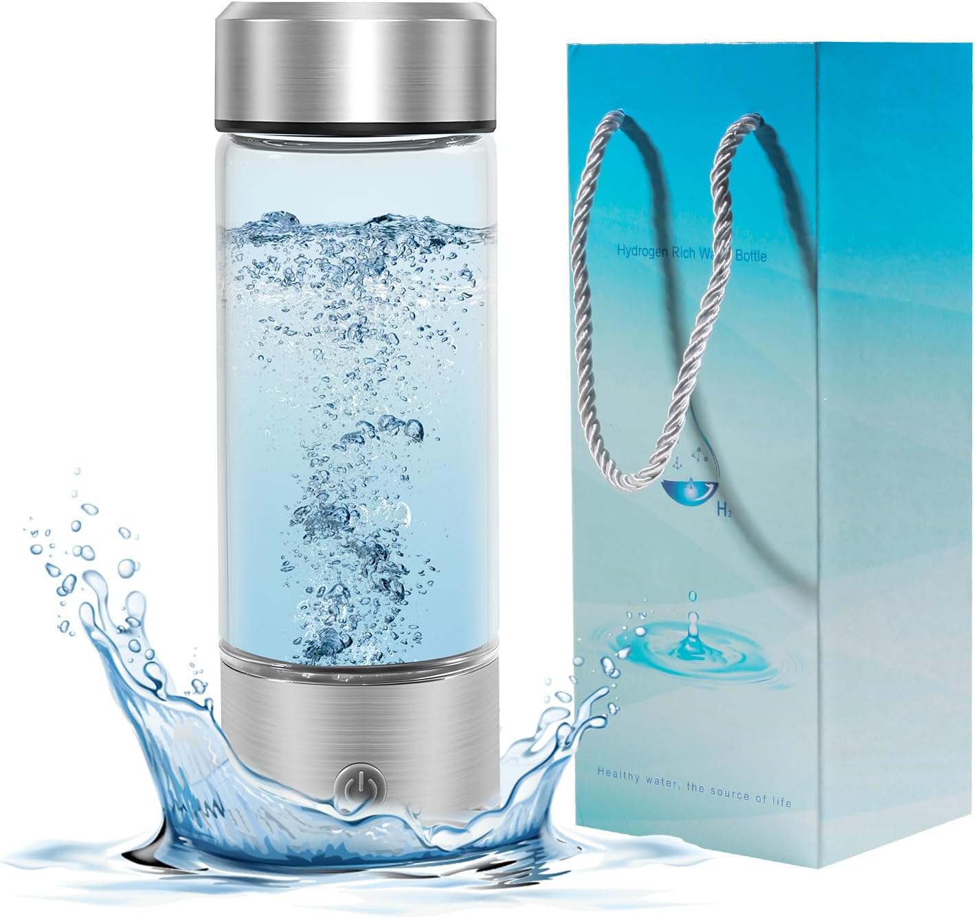 Amazon.com: TyNox Hydrogen Water Bottle,Portable Rechargeable Hydrogen ...