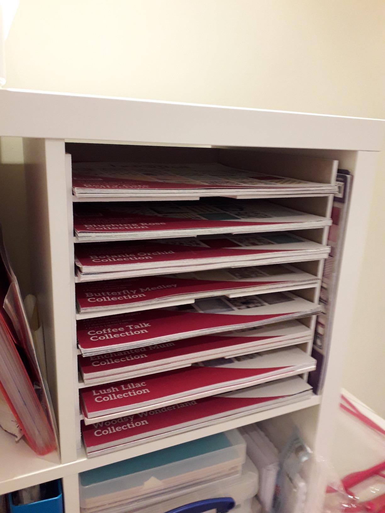 12 x 12" Inch Paper Storage Unit for Craft etc fits Kallax Cube Storage ...