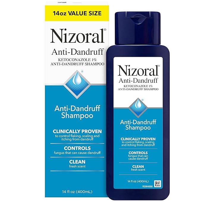 Amazon.com: Nizoral Anti-Dandruff Shampoo with 1% Ketoconazole, 14 Fl ...