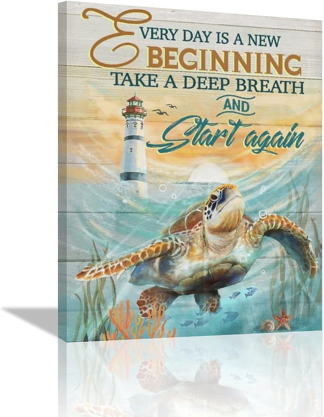 Buy citari Beach Wall Art Inspirational Quotes and Motivational Poster ...