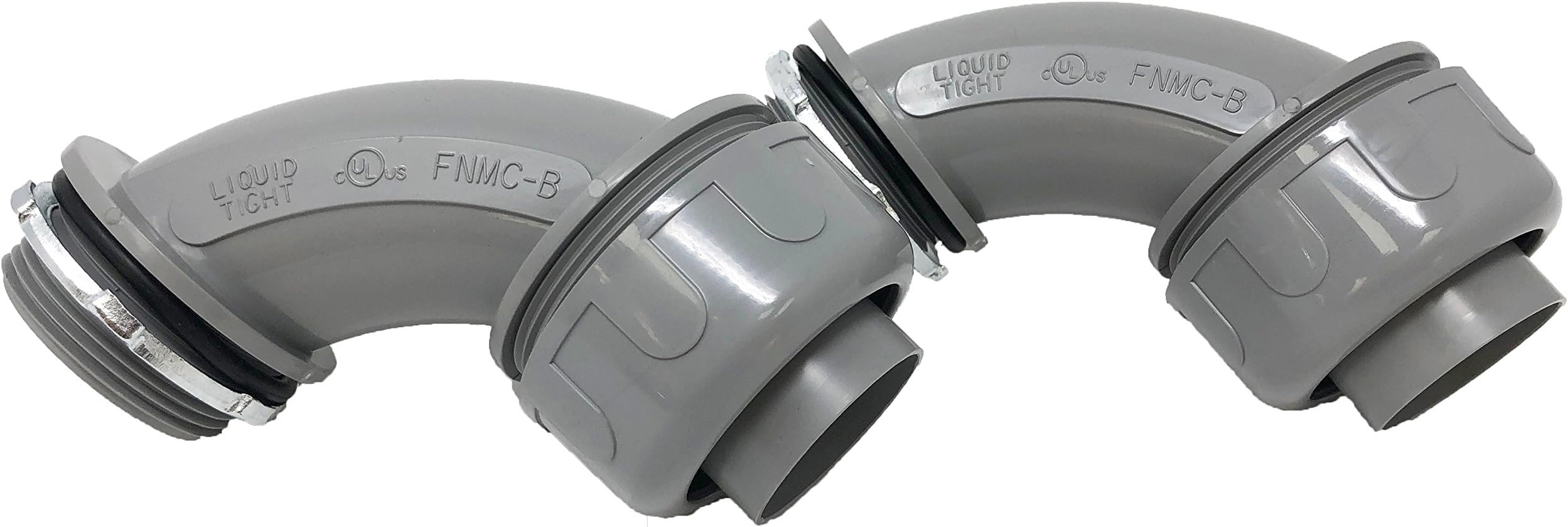 Sealproof 2-Inch 2 Pack Non-Metallic Liquid-Tight 90-Degree Conduit ...