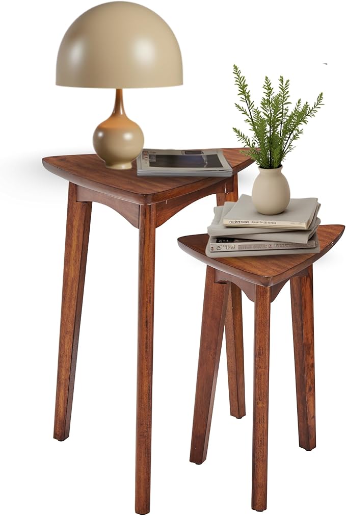 Amazon.com: Monterey Nesting End Tables, Set of 2, Mid-Century Modern ...