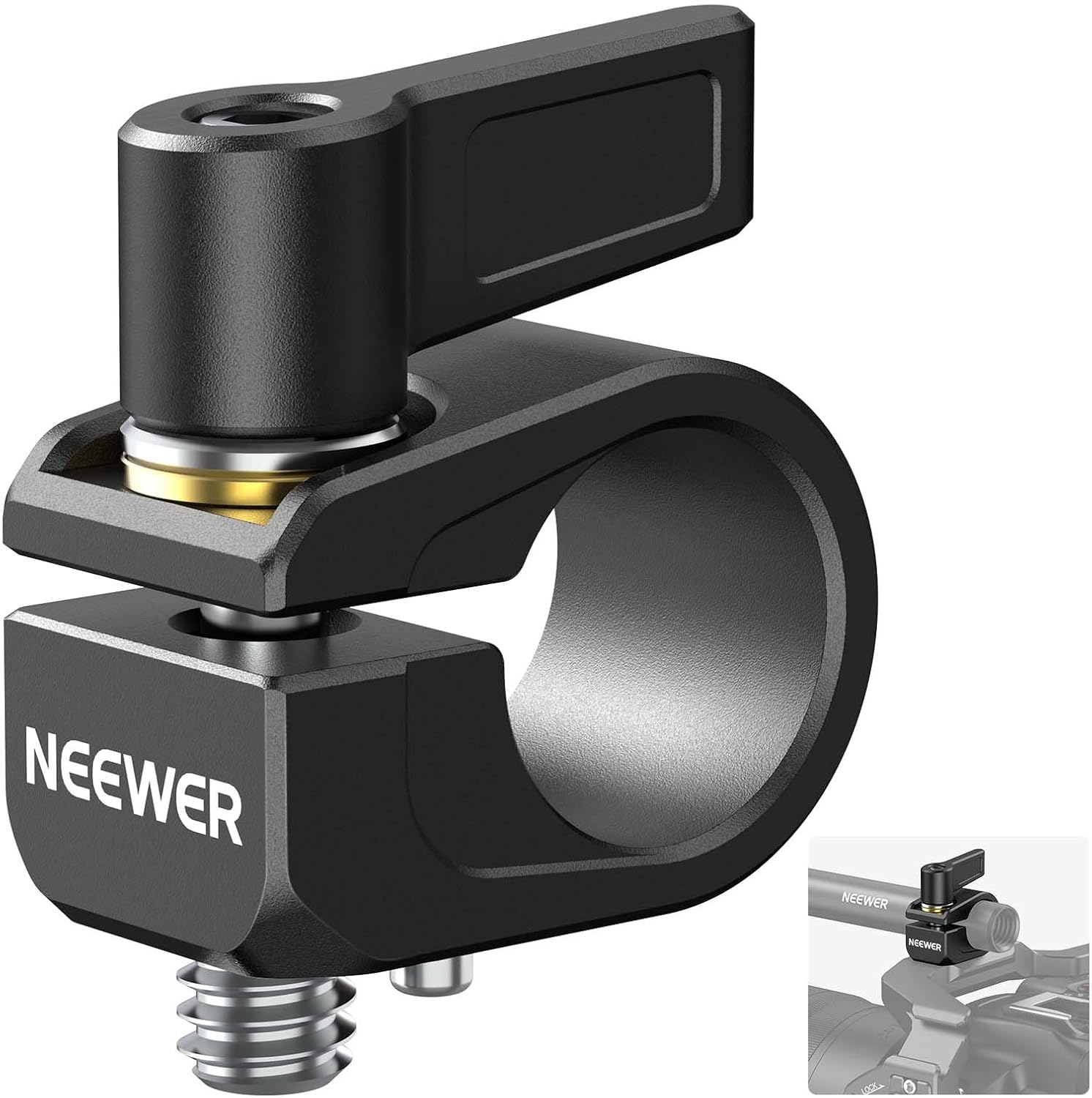 Amazon.com : NEEWER Single 15mm Rod Clamp, Extension LWS 15mm Rods ...