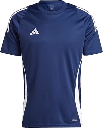 Adidas Tiro 24 Men's Jersey T-Shirt, Team Navy Blue 2 / White, M ...