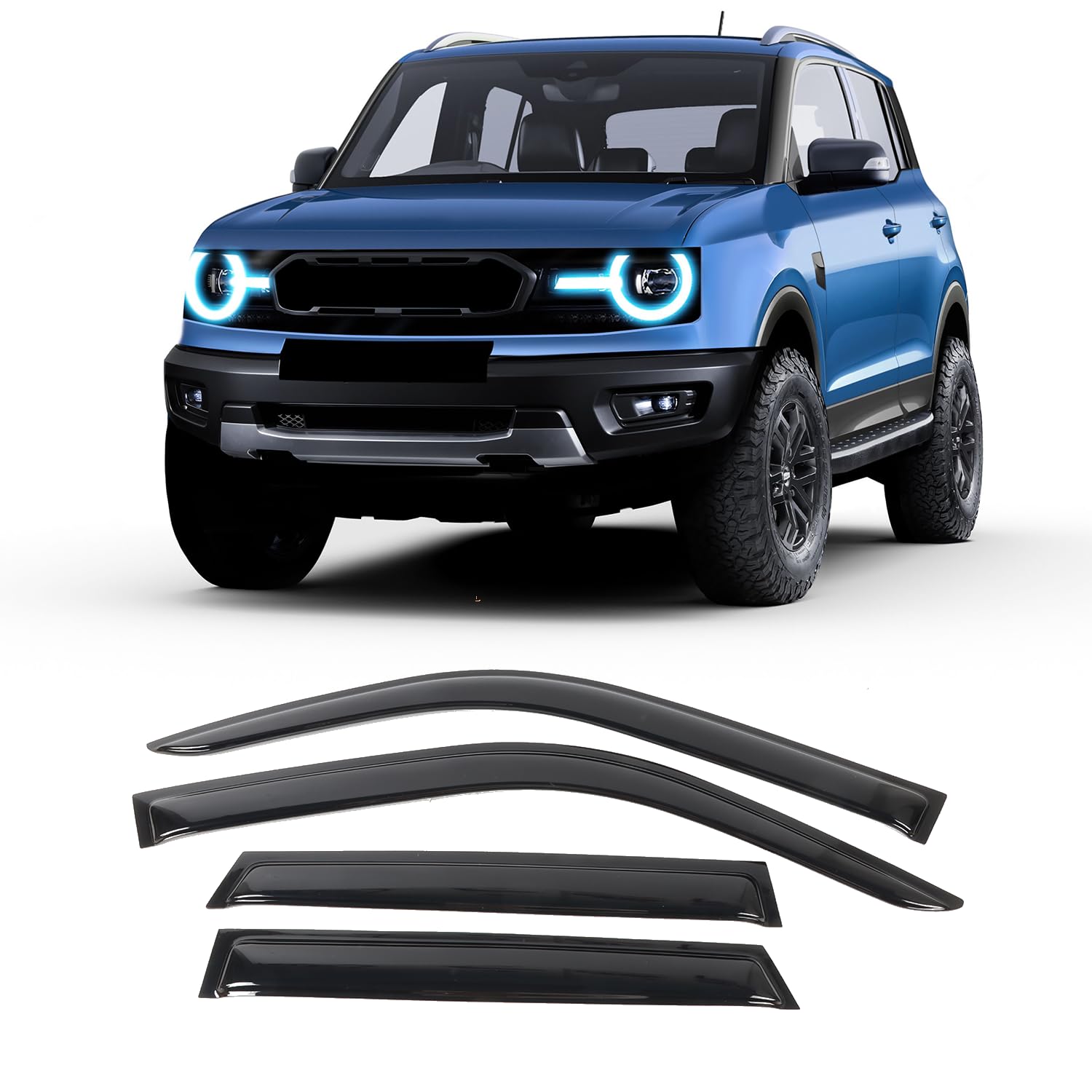 Amazon.com: LELEHOKA Window Visors Compatible with Ford 2021 2022 2023 ...