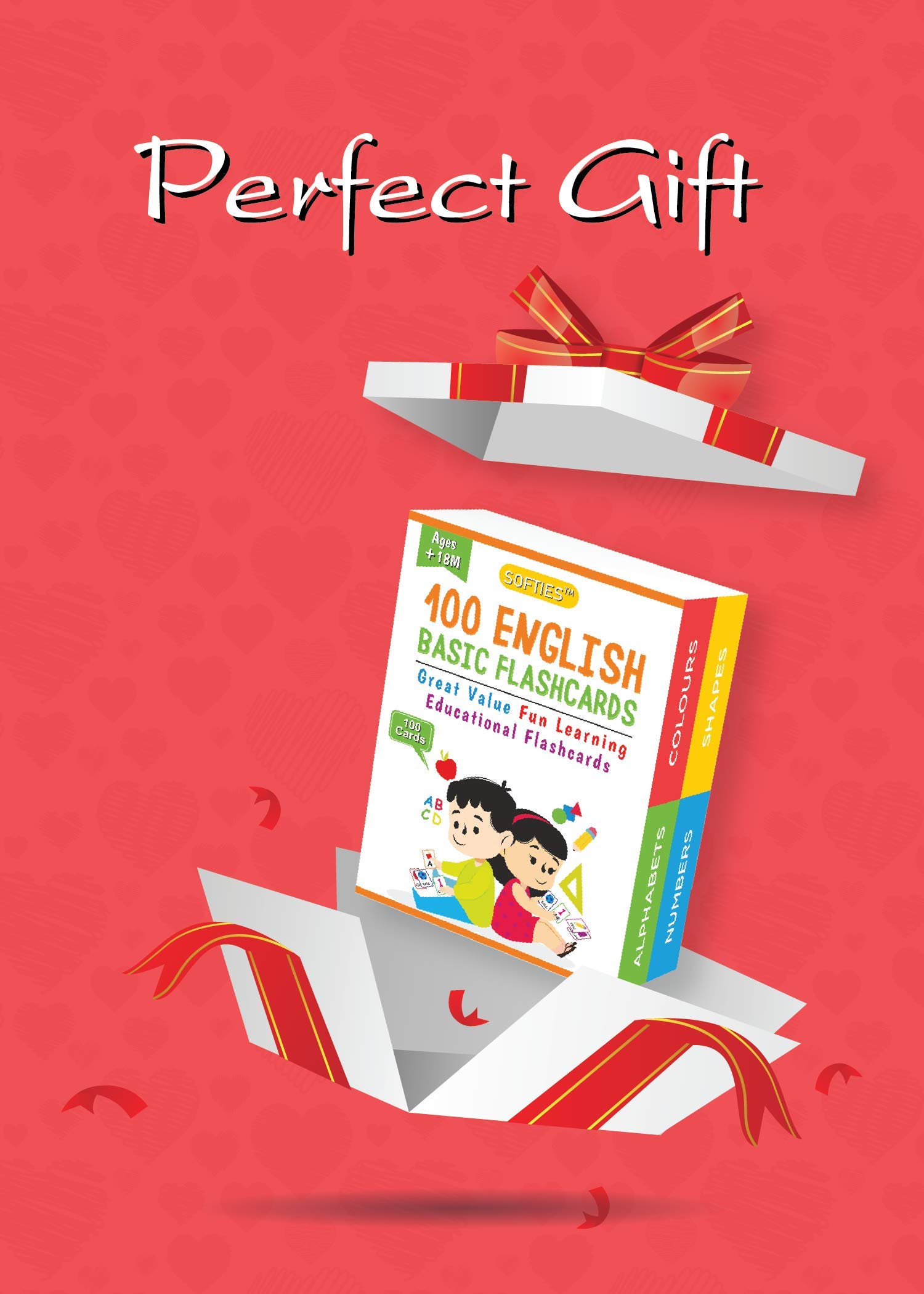 softies 100 basic flashcards for kids to learn english | learn ...