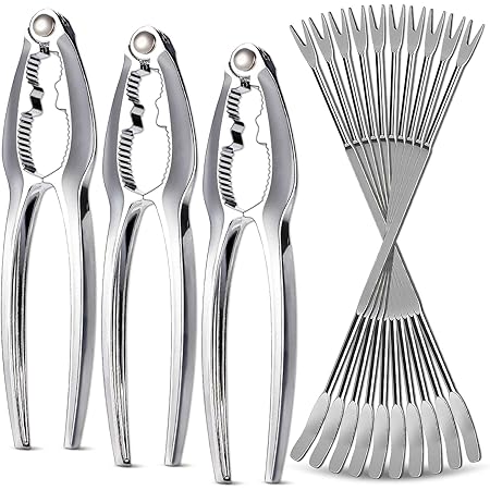 Amazon.com: Crab Leg Crackers and Tools - Premium No Rust Lobster ...