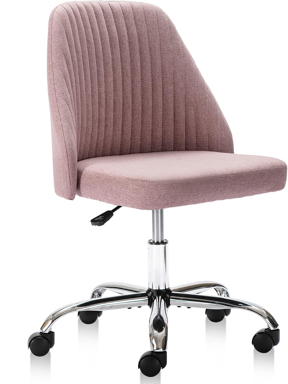 Amazon.com: Sweetcrispy Armless Office Chair Cute Desk Chair, Modern ...