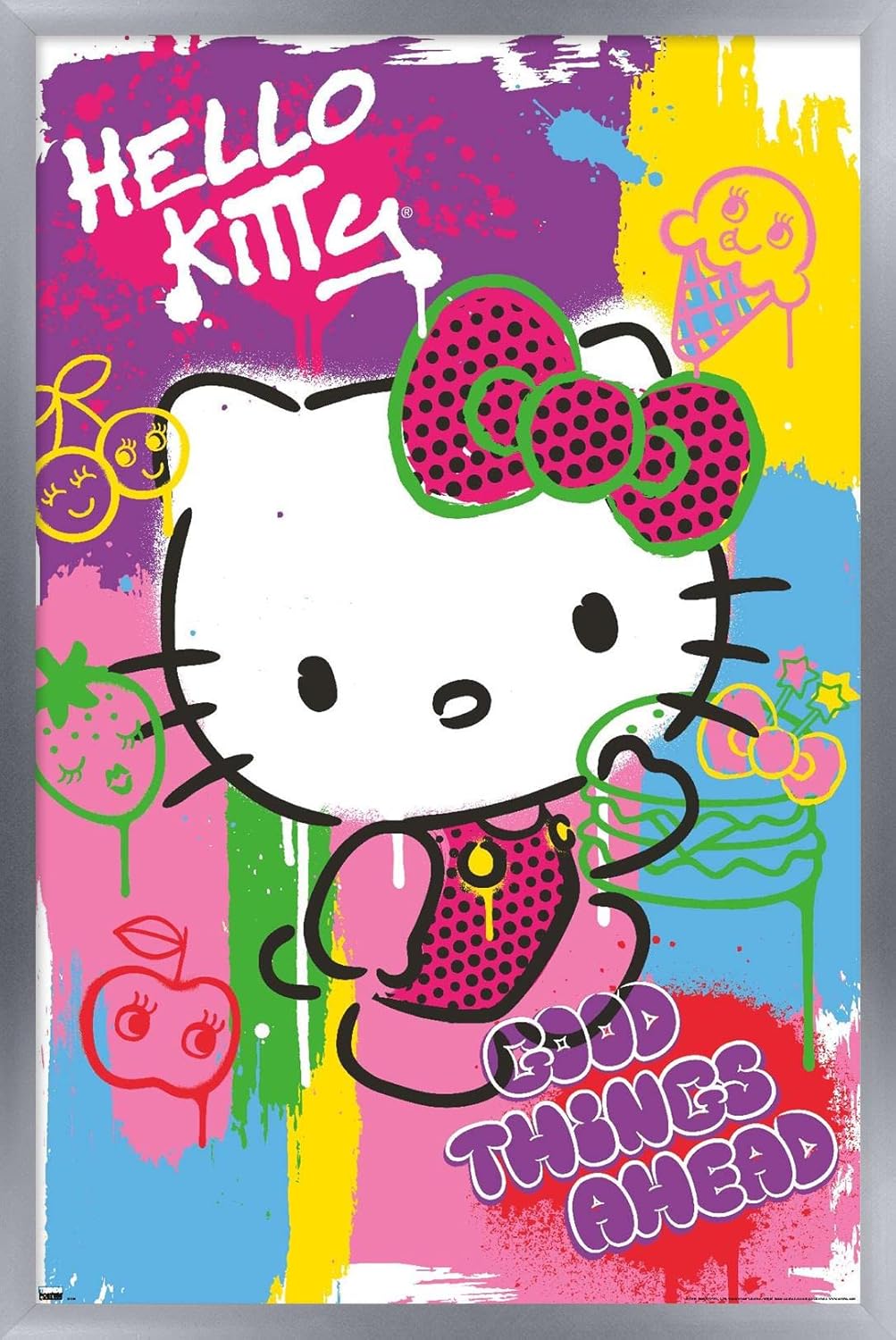 Trends International Hello Kitty – Póster de pared de arte pop – Yaxa Guatemala