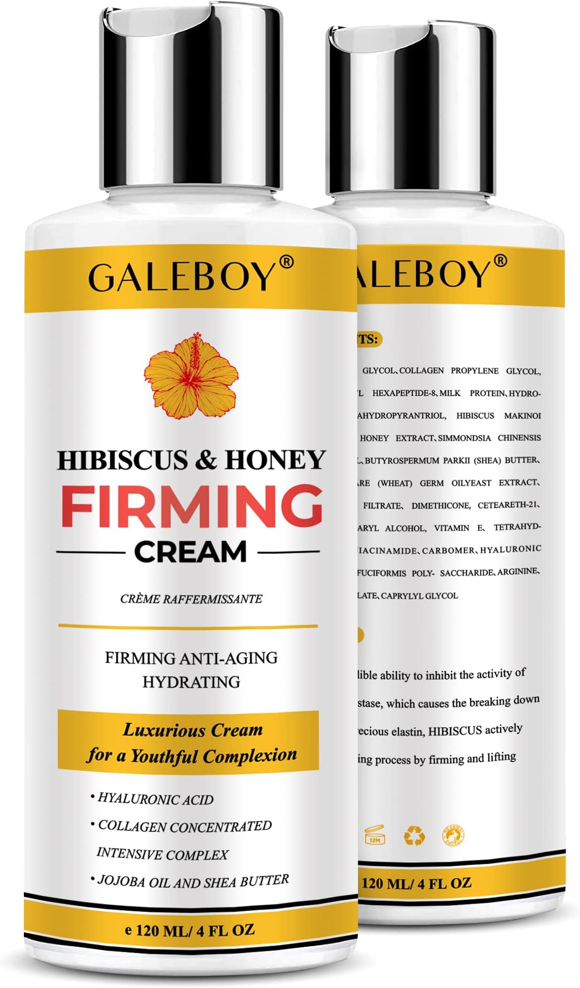 Amazon.com: Galeboy Hibiscus & Honey Firming Cream - Neck, Chin & Body ...