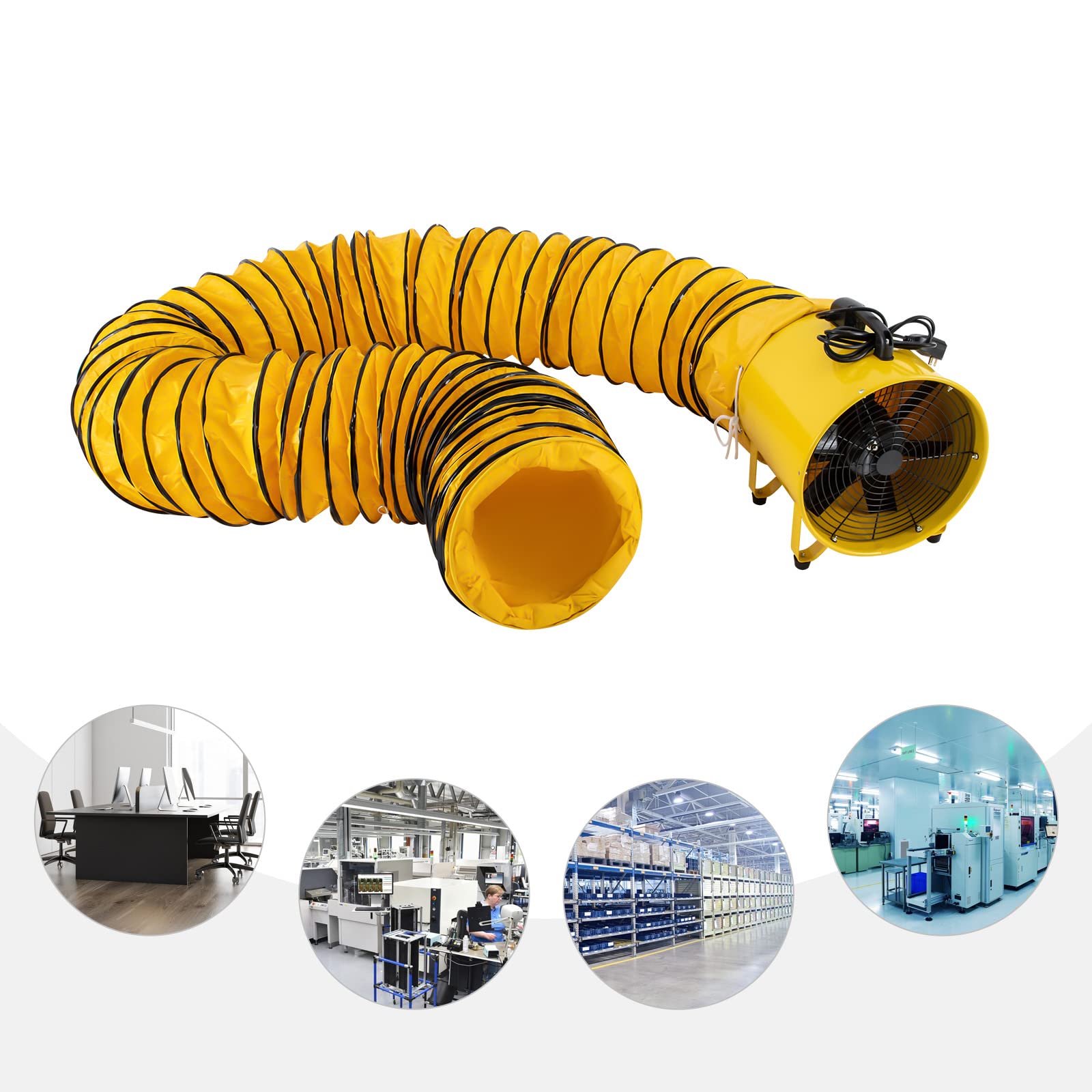 Amazon.com: Utility Blower Fan, 16 Inches, 1100W 2160 & 3178 CFM High ...