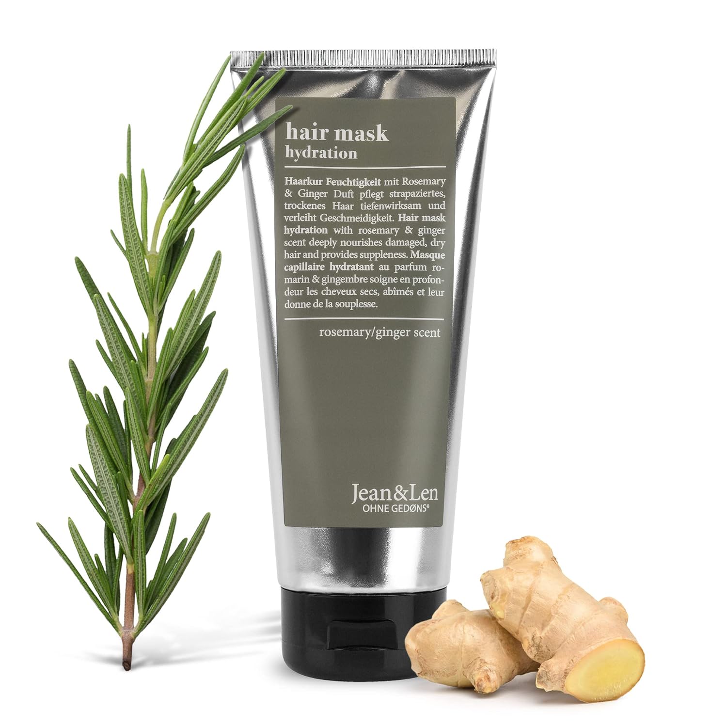 Amazon.com: Jean & Len Hair Mask Rosemary & Ginger, for severely ...