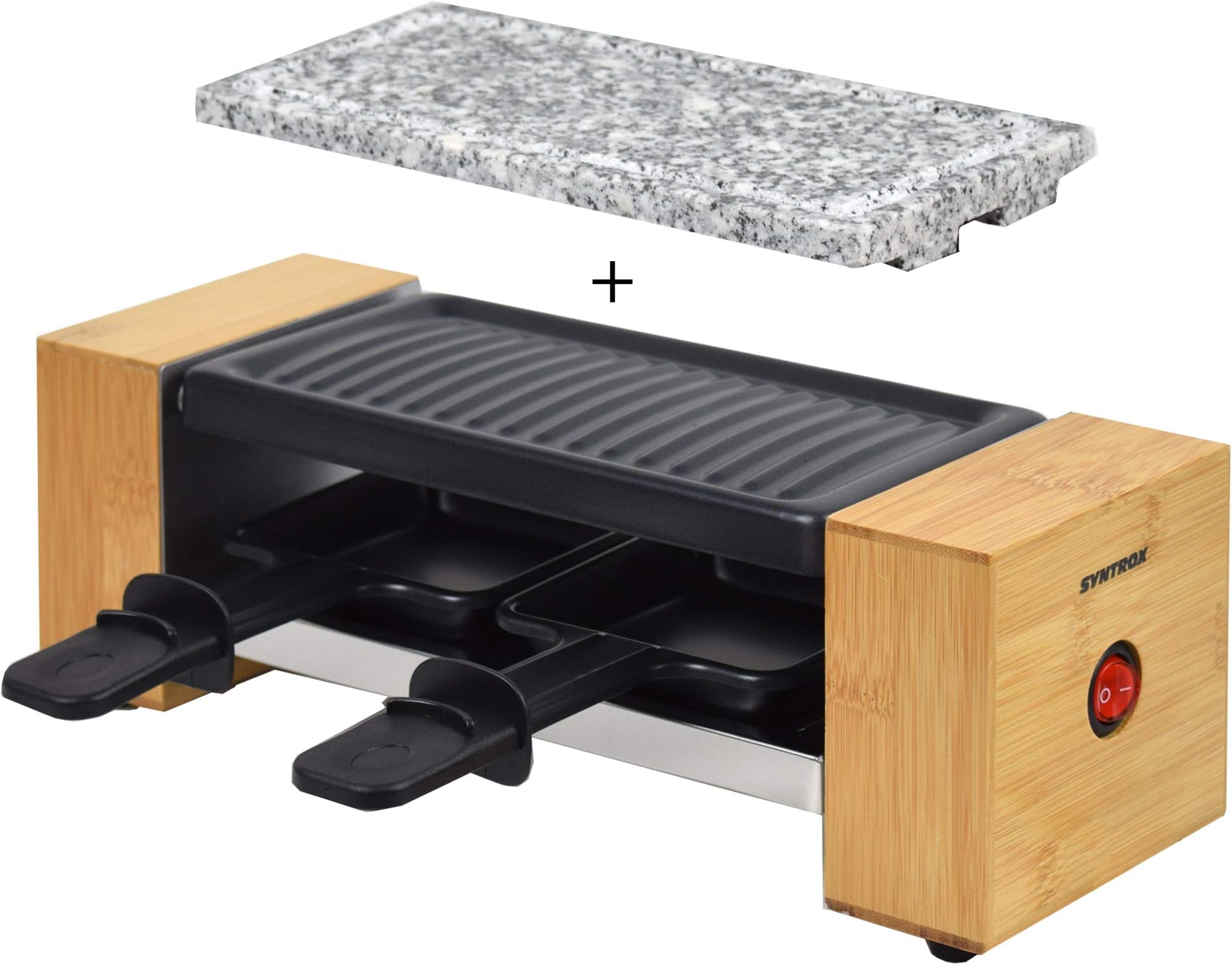 Amazon.de: Syntrox Germany Edelstahl Design Raclette Thurgau mit Grill ...