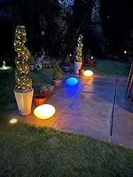 Shapelights® Indoor Outdoor USB Chargeable Solar Powered Colour ...